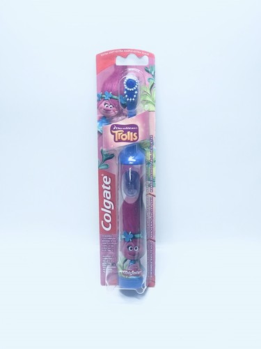 Colgate Trolls Girl Extra Soft oscillating Battery Powered Toothbrush ...
