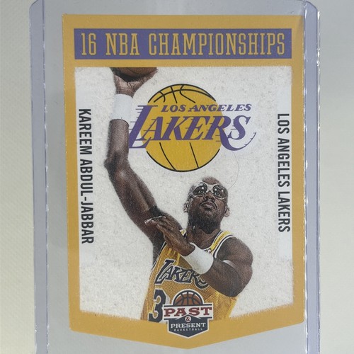2012-13 Panini Past & Present Winning Touch Banners Kareem Abdul-Jabbar ...
