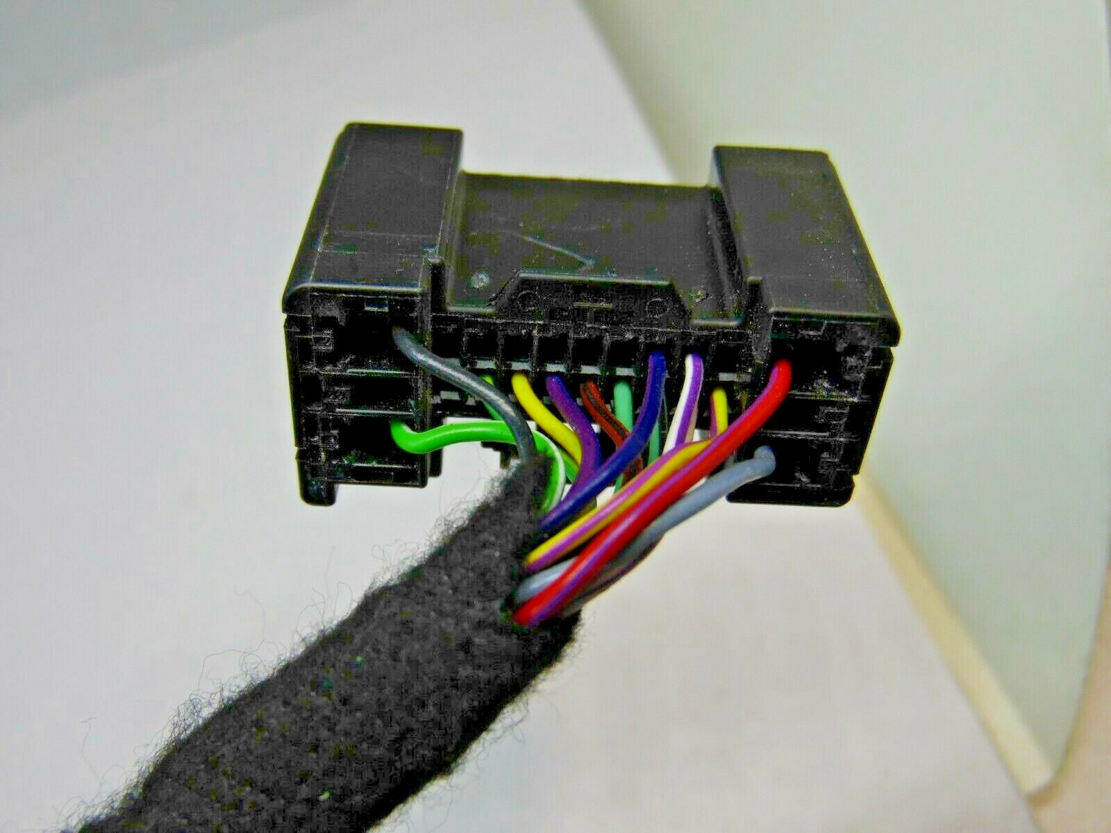 DOOR POWER WINDOW SWITCH CONNECTOR HARNESS PIGTAIL FRONT LEFT NEW OEM ...