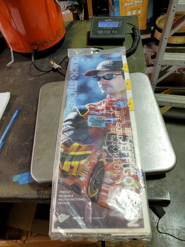 Jeff Gordon Nascar Quick Stick Sticker Set NIB | eBay
