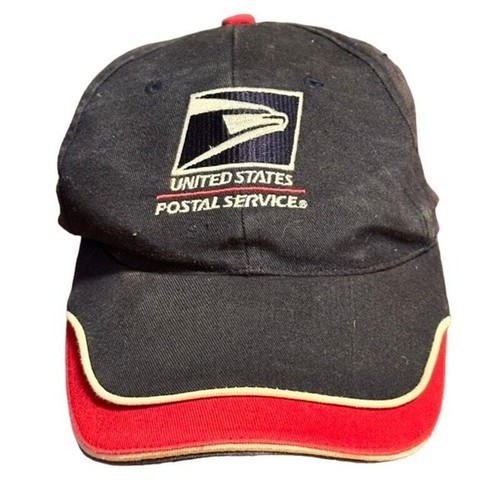 USPS Baseball Cap Hat Blue Red One Size Adjustable Postal Service ...