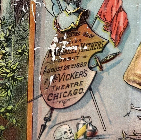 1880s Romeo & Juliet Folder Margaret Mather's McVicker's Theatre JM ...
