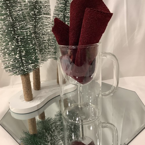 FRED & FRIENDS Weinstein Double-Walled Glass Stemware Handled Wine ...