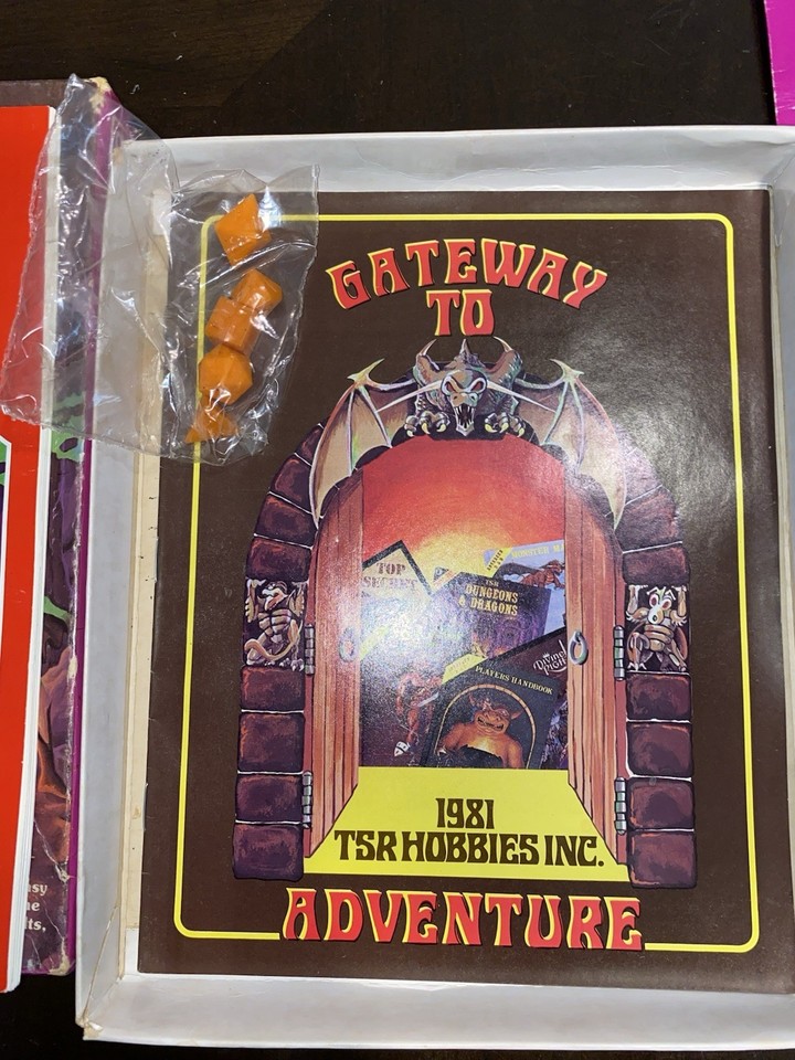 Dungeons & Dragons Fantasy Game Basic Set 1 #1011 1981 TSR with BONUS ...