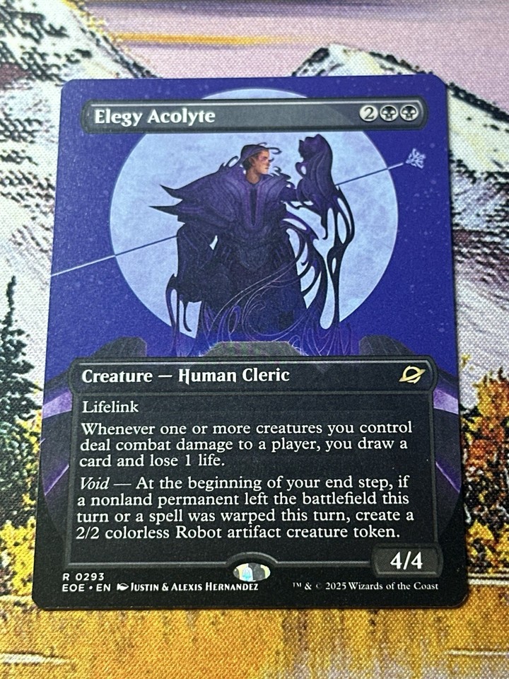 Elegy Acolyte Borderless Edge of Eternities NM Near Mint | eBay