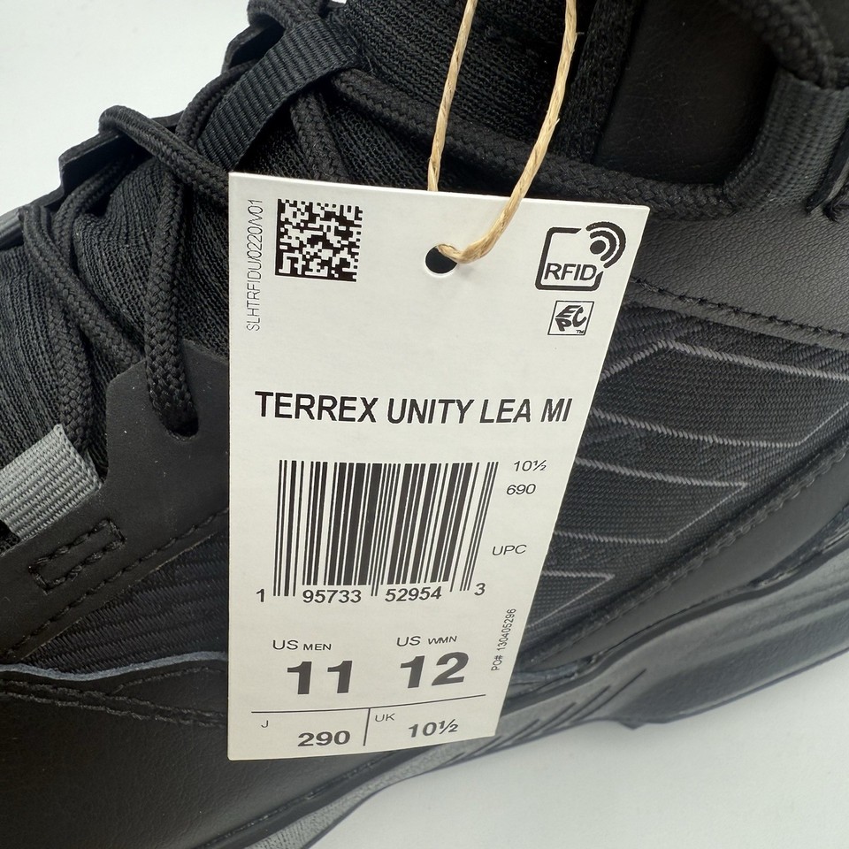 Adidas Terrex Unity Leather Mid Rain.RDY Hiking Boots GZ3325 Waterproof ...
