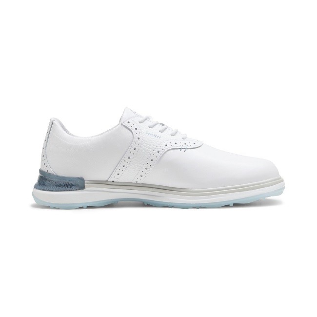 New Puma Golf Avant Shoes Puma White/Ash Gray/Icy Blue Size 10.5 Medium ...