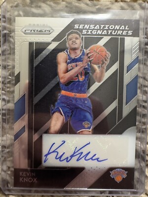 2018-19 Prizm Basketball Kevin Knox Rookie Sensational Signatures Auto ...