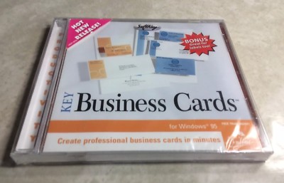 Key Business Cards CD-ROM (Create Professional Business Cards) NEW ...