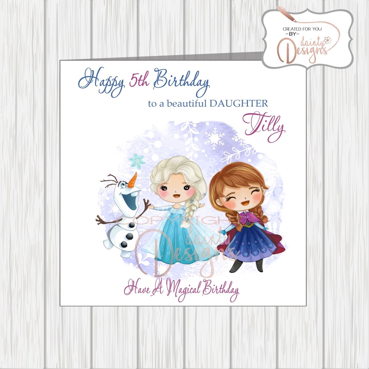 Frozen Birthday Cards To Print Frozen Thank You Card Edit Online