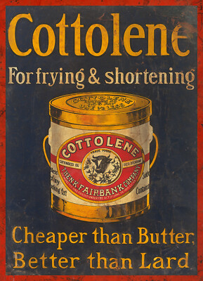 COTTOLENE ADVERTISING METAL SIGN | eBay