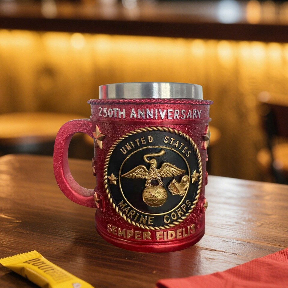 Exquisite Military Theme Mug 250th Anniversary Military Commemorative ...