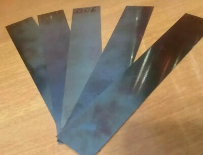 Blue Tempered Spring Steel Shim stock .004 .005 .006 0.007 .010 004 005 ...