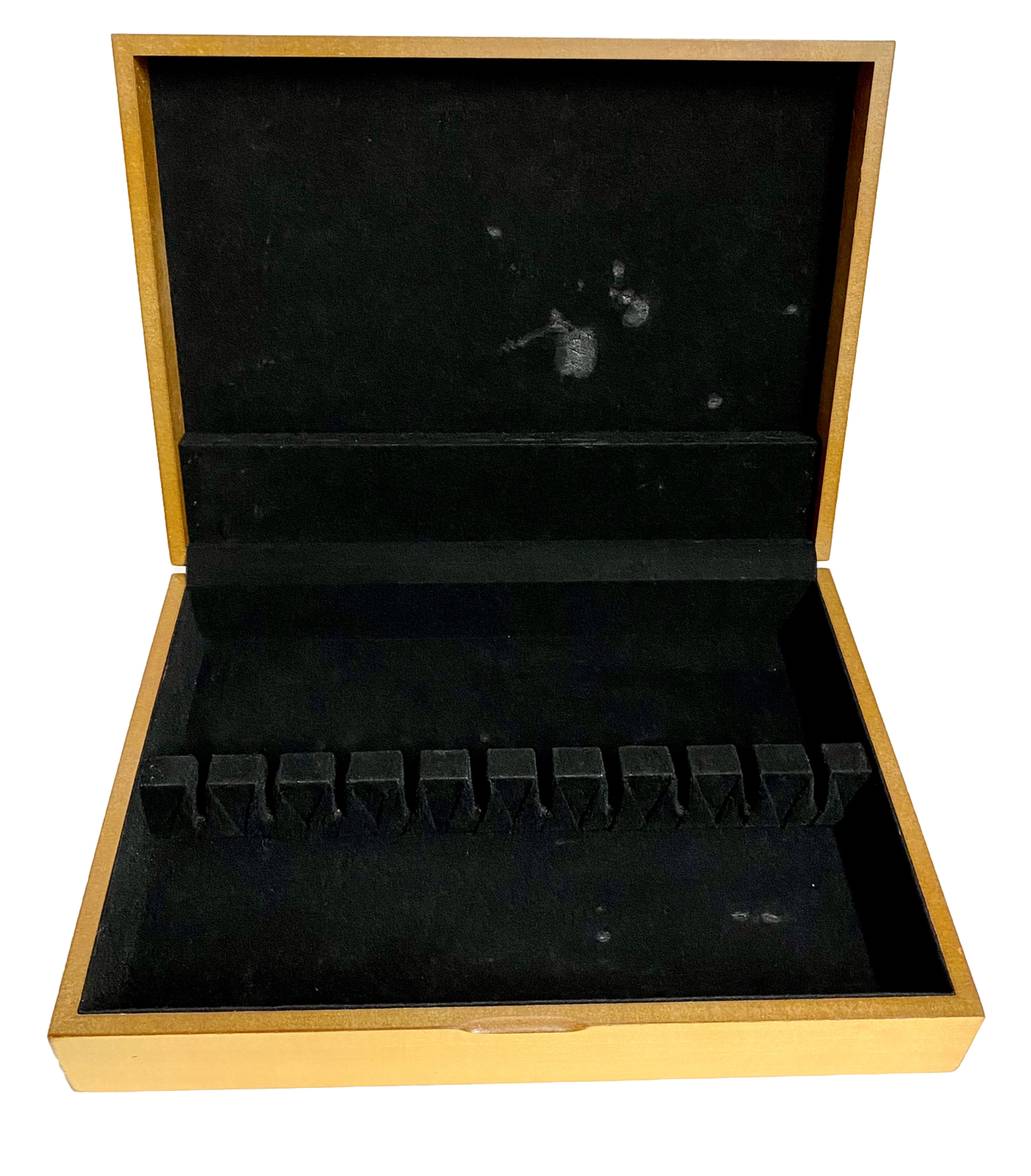 Wallace Wood Wooden Silverware Flatware Storage Box Chest Case Anti ...