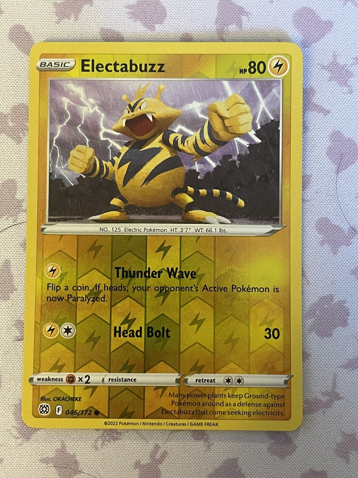 Pokémon TCG Electabuzz Brilliant Stars 046/172 Reverse Holo Common | eBay
