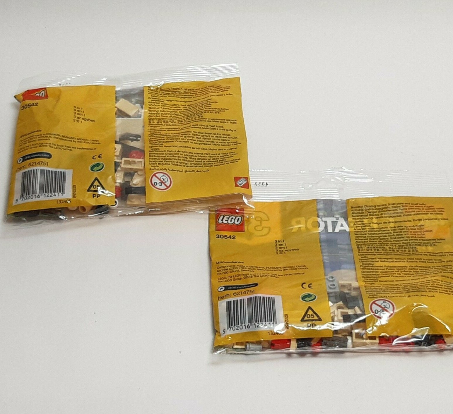 LEGO 30542 Creator 3 in 1 Cute Pug Dog Koala Turkey Set Polybag NEW ...