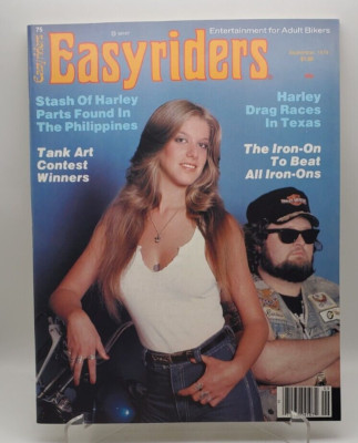 EASYRIDERS Motorcycle Magazine, Sept 1979, DAVID MANN POSTER Center ...