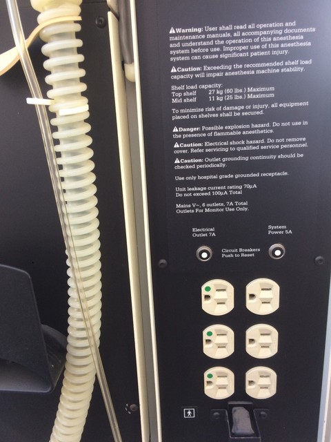 Datex-ohmeda Modulus II Plus Anesthesia System Gas Machine 7810 ...