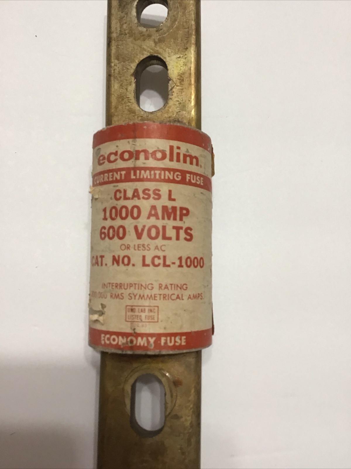 Econolim LCL 1000 Amp Fuse KRP C 1000 Class L 600 Volt - Tested- | eBay