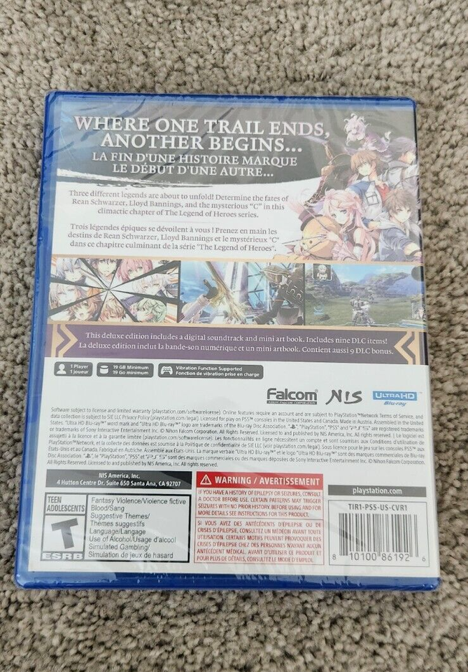 The Legend of Heroes: Trails into Reverie Deluxe Edition PS5 ...