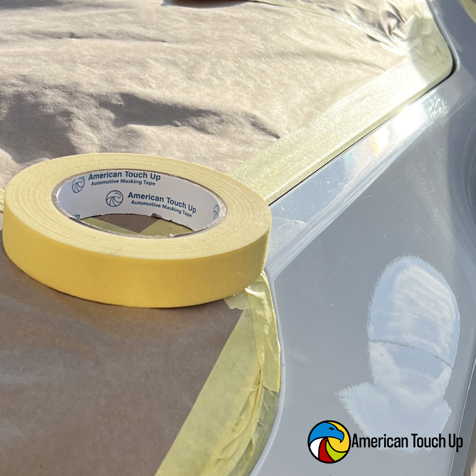 Automotive Masking Tape Paint Refinish 3/4in x 60yds (18m x 55mm ...