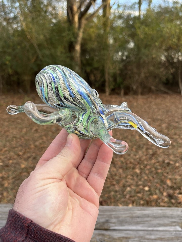 Art Glass Octopus Paperweight | eBay