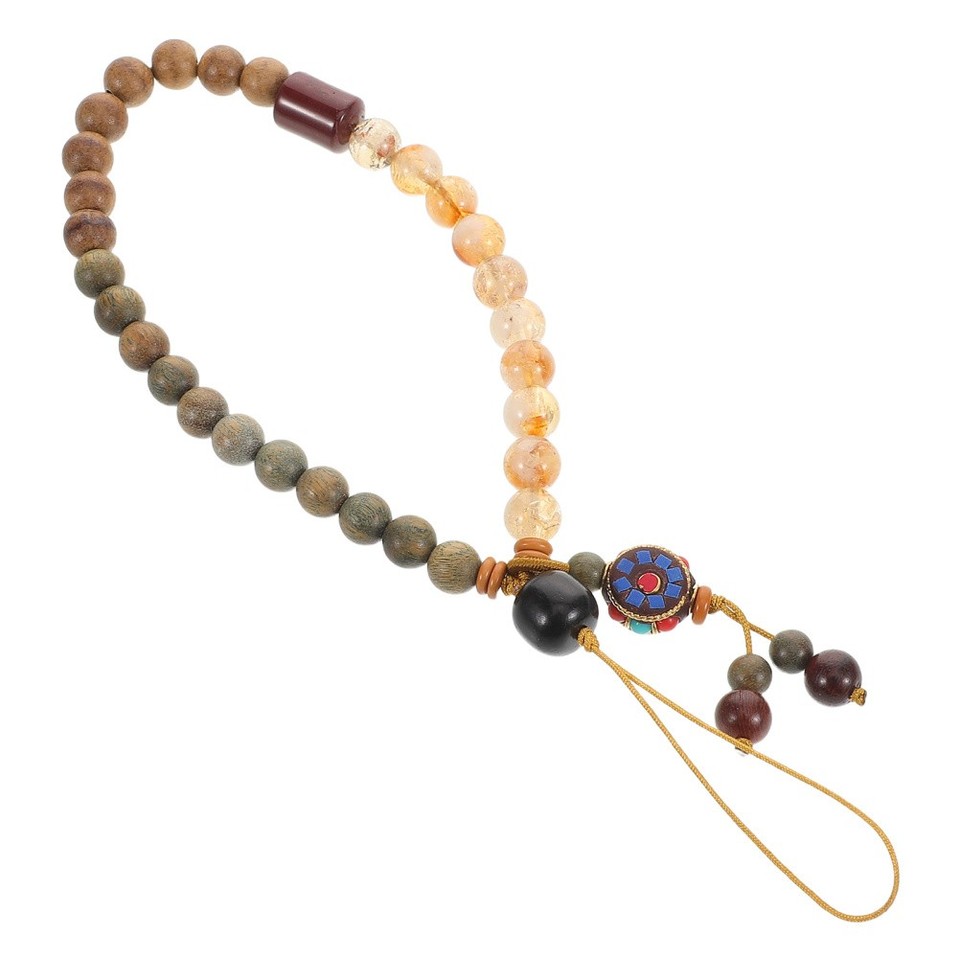 Cell Phone Chain Straps Crystal Bracelet Wrist Lanyard Beaded Charms ...