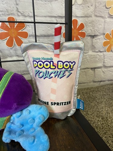 Bark Box Bundle Prank Phone Drool Soaker Pool Pouch Med Crinkle Squeak ...