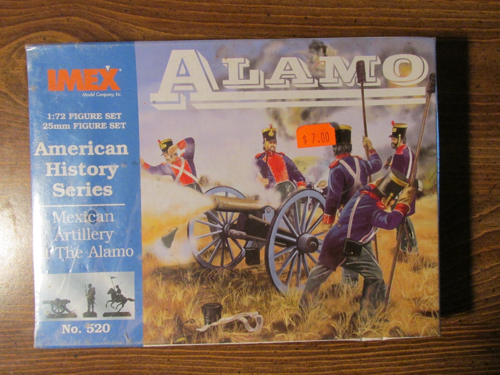 IMEX 1:72 Alamo Mexican Artillery At The Alamo 25mm Figure Set #520 ...
