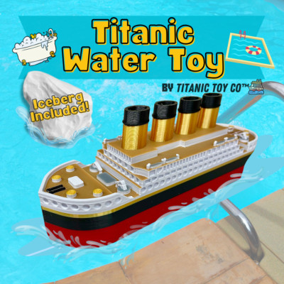 6" Titanic Bath Boat And Pool Toy, Titanic Model Titanic Toy For Kids ...