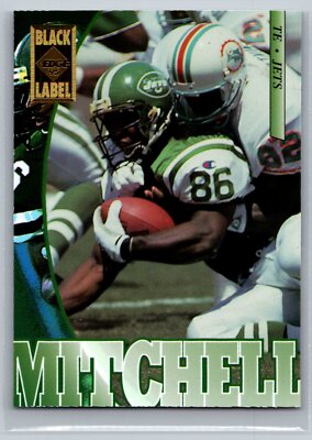 Johnny Mitchell 1995 Collector's Edge Black Label FOOTBALL #152 New ...