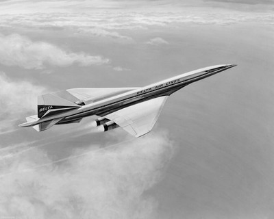 Delta Air Lines Boeing Model 2707-300 SST ((8.5"x11")) Print | eBay