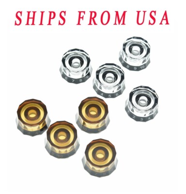 KAISH 4pcs Lampshade Style Guitar Knobs Speed Control Knobs fits PRS/LP ...