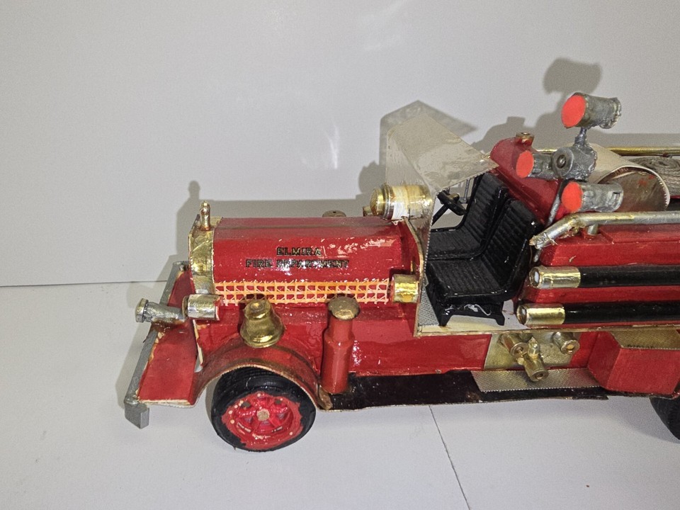 FIRE TRUCK VINTAGE STYLE HANDMADE | eBay