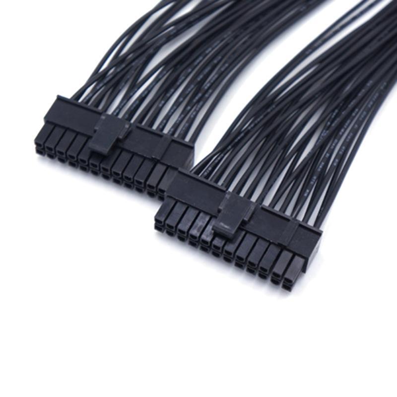 24 Pin ATX Power to Motherboard 24 pin Power Splitter Add on 2 Ports ...