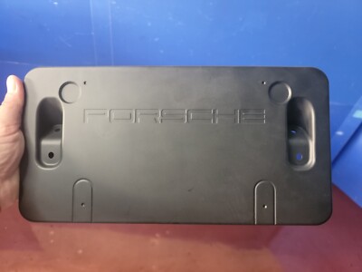 Front Bumper License Plate Mounting Bracket Holder Porsche Macan 95B ...