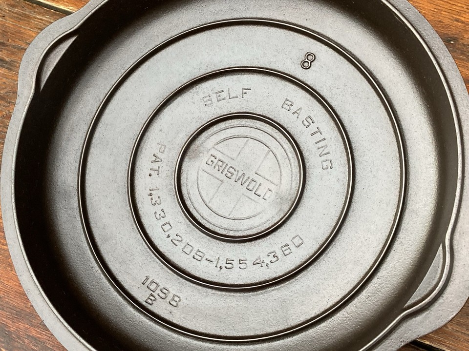 Griswold Cast Iron #8 Large Logo High Dome Skillet Lid | eBay