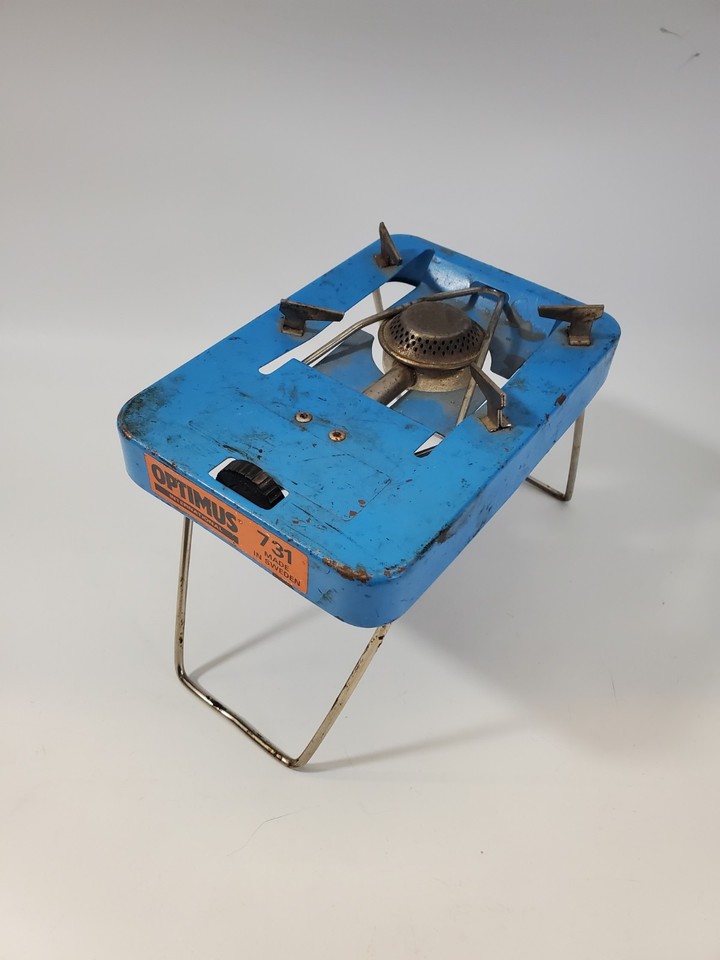 Blue Optimus 731 Gas Camping Stoves-1 Vintage Sweden Untested | eBay