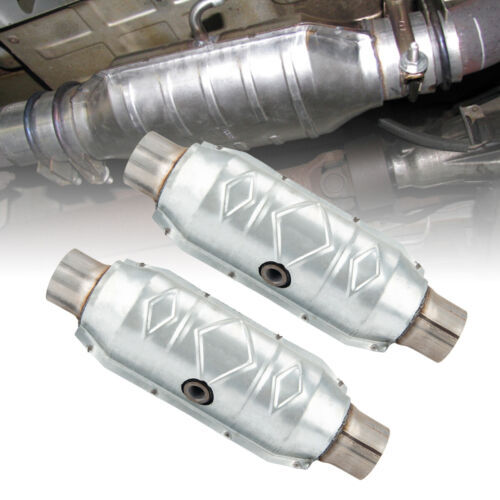 Pair 2.5" Catalytic Converter Universal For EPA Approved Weld-On ...
