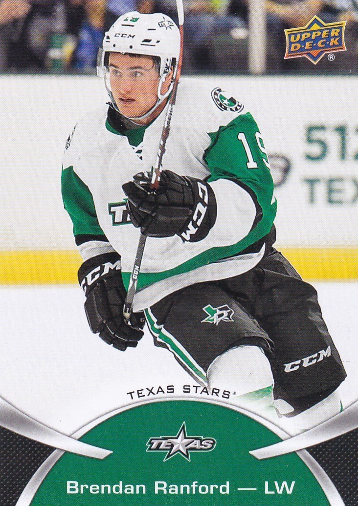 BRENDAN RANFORD 2015-16 15-16 UPPER DECK AHL BASE #35 TEXAS STARS ! | eBay