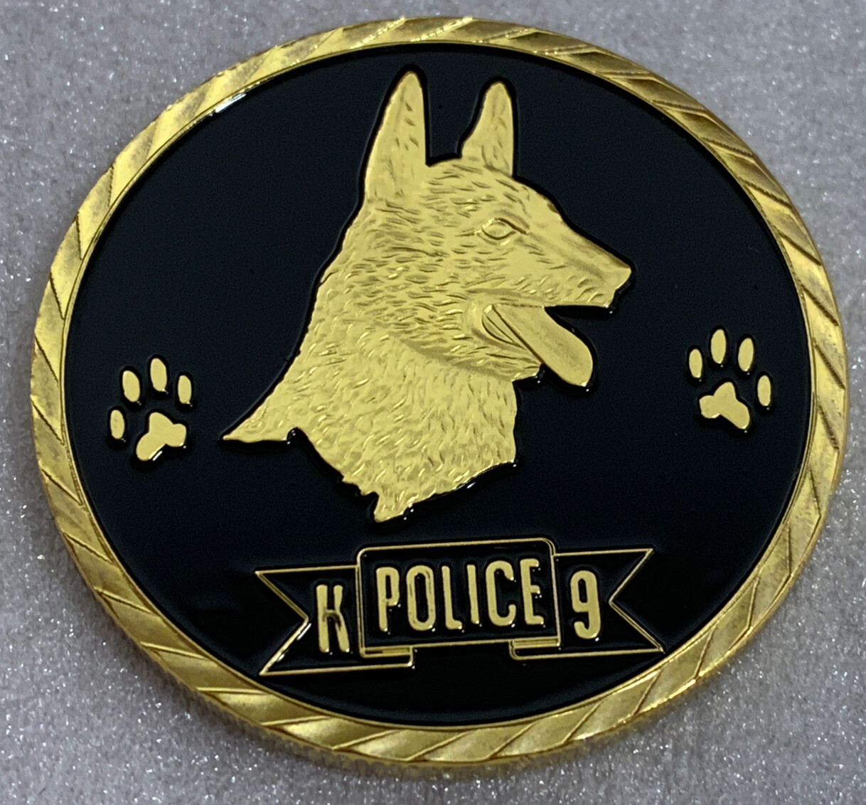 * National Police Dog Foundation K9 Challenge Coin Comes In Airtight ...
