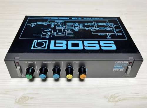 BOSS RCE-10 Digital Chorus Ensemble Micro Rack Guitar Effects Unit Used ...