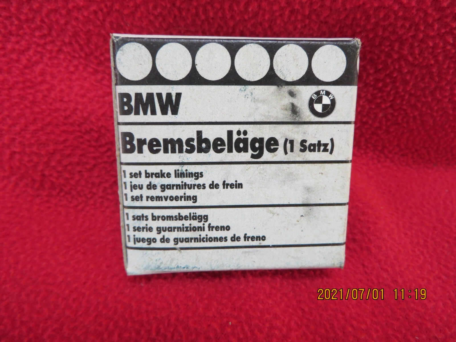 BMW+34111458388+Front+Brake+Pads+R80gs+34111454724+Old+Stock for sale ...