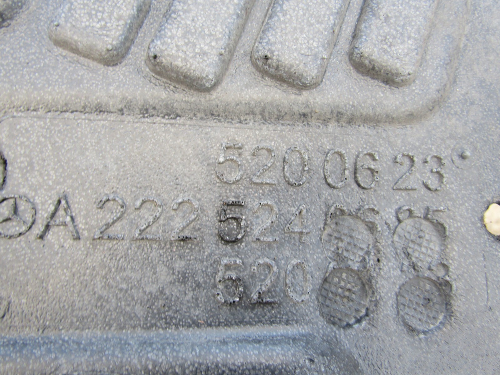 2013 ON MERCEDES S CLASS W222 ENGINE UNDERTRAY COVER PETROL A2225200623 ...