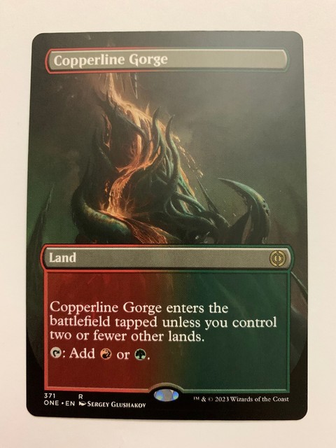 MTG Copperline Gorge Phyrexia: All Will Be One 371 Regular Rare for ...