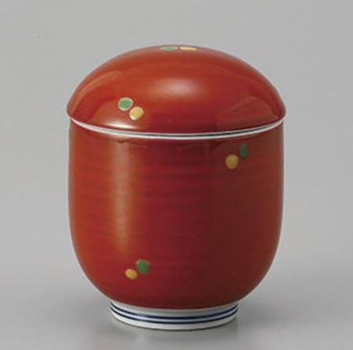 Arita Ware Japanese Porcelain Chawan Mushi Cups with Lid Akamaki Green ...