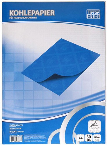 Kohlepapier Blaupapier DIN A4 Pauspapier Durchschreibepapier 50 Blatt ...