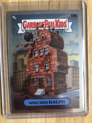 Topps Garbage Pail Kids Chrome 5 C - Name Variation #176C Wrecked Ralph ...