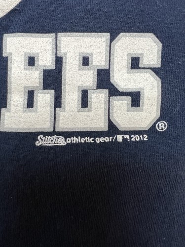 New York Yankees Graphic Spell Out Front Stitches MLB Youth Boys T ...