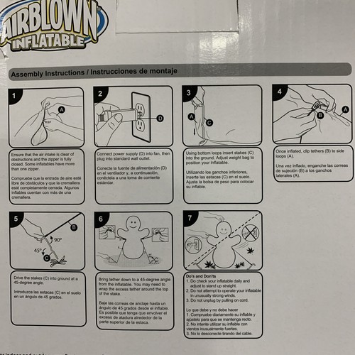 Gemmy Inflatable Airblown Easter Speedster Bunny Rabbit in Carrot Car 4 ...